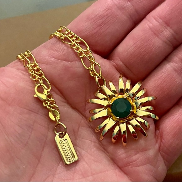 Coach | Jewelry | Coach Tony Duquette Swarovski Crystal Sunburst ...